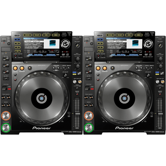 Pioneer CDJ 2000 Pair - Used DJ Players - FREE 24H Shipping – Turntable ...