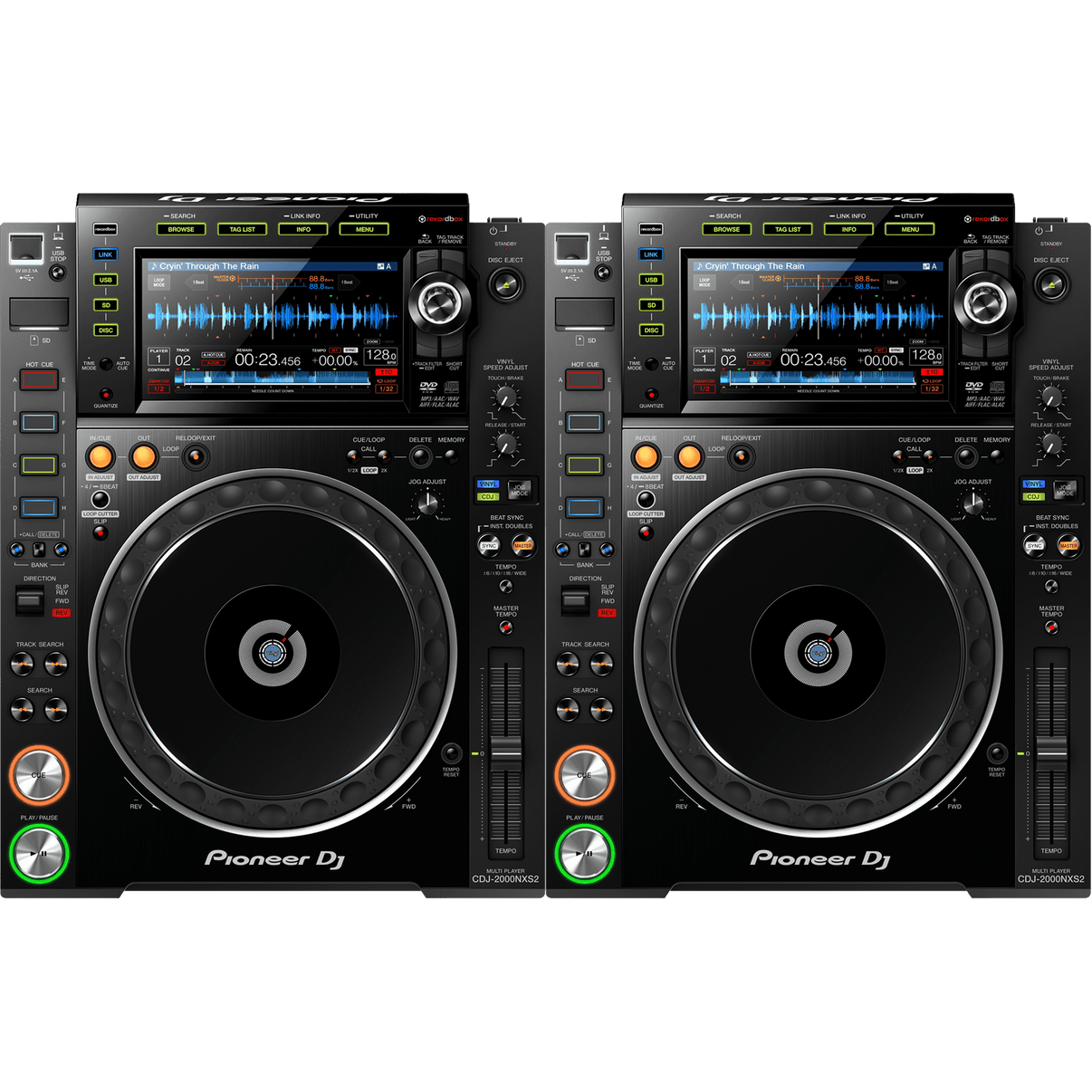 Pioneer CDJ 2000 Nexus 2 NXS2 Pair Professional Multi Player ...